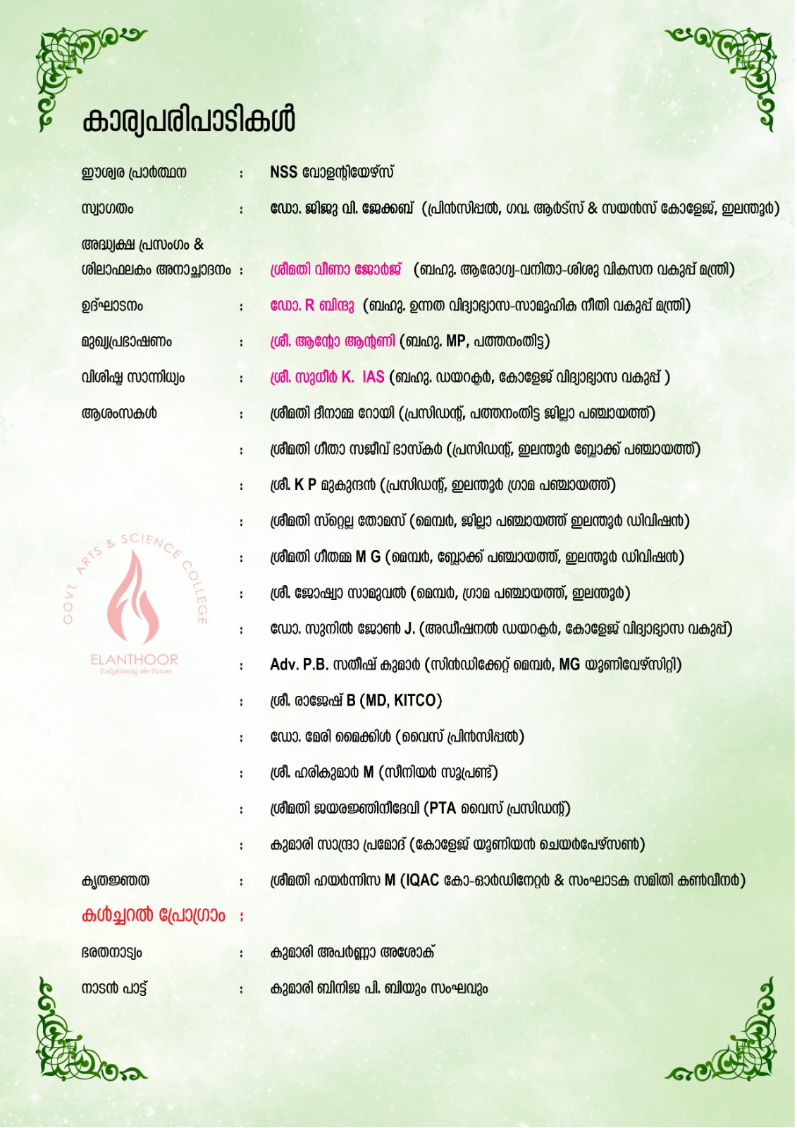 Govt Arts and Science College Elanthoor – Just another dce Sites site